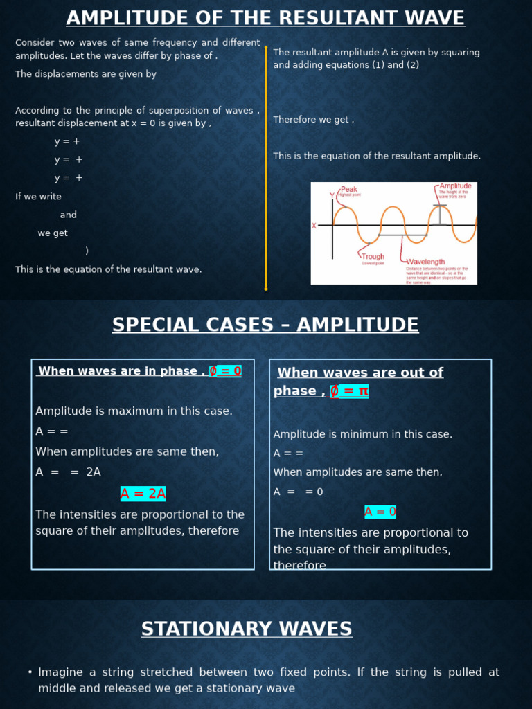 Superposition of Waves - 2 | PDF | Waves | Sound