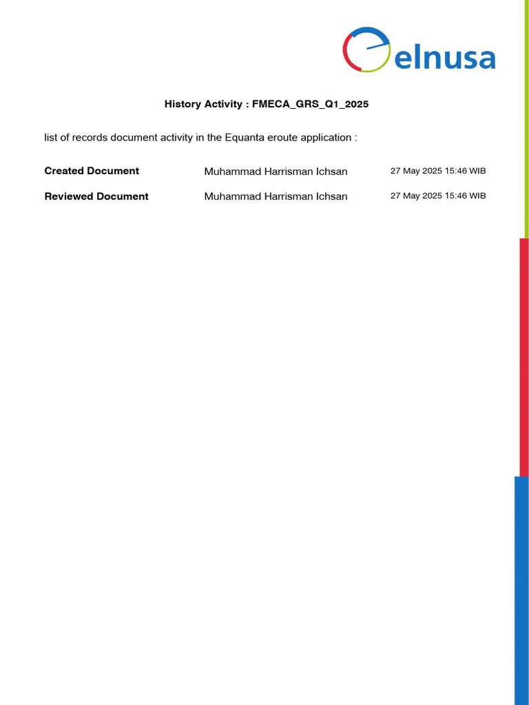 (History Activity) FMECA GRS Q1 2025 | PDF