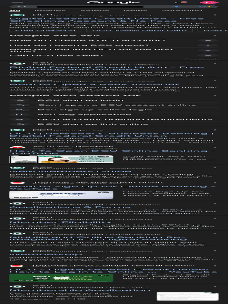 DCU Sign Up - Google Search | PDF | Banks | Credit