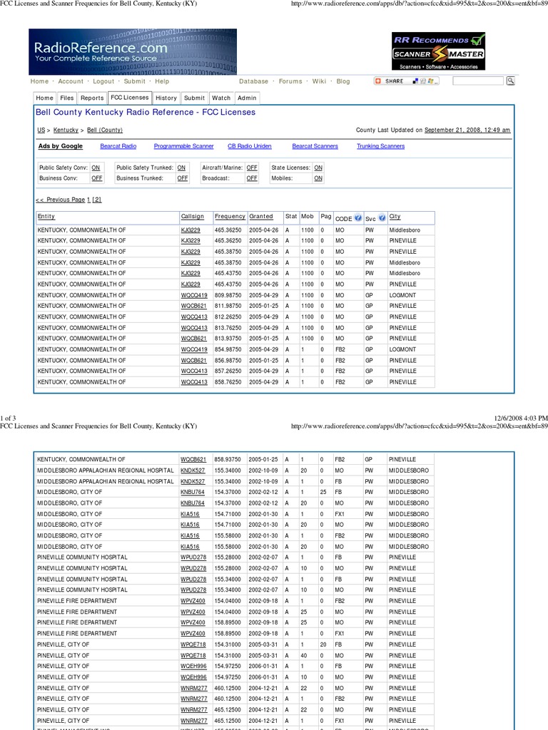 FCC Licenses Bellco - 2 | PDF
