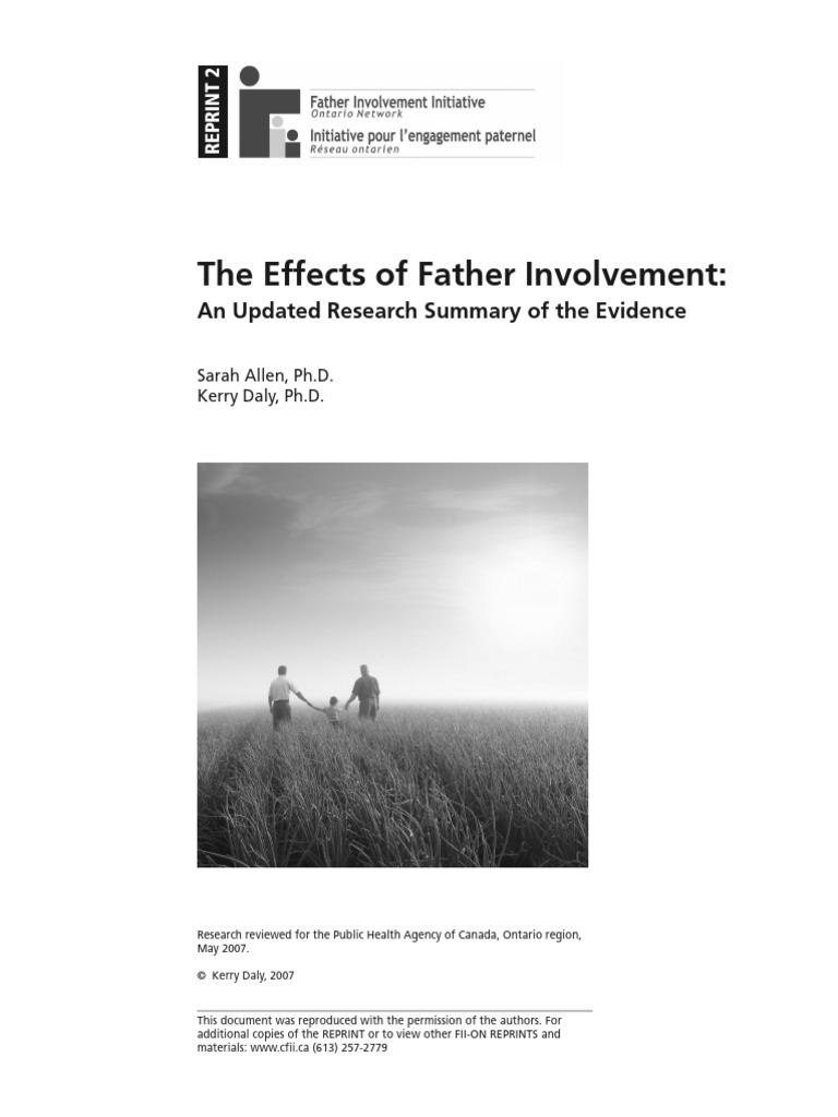 The Effects of Father Involvement | PDF | Adolescence | Anti Social ...