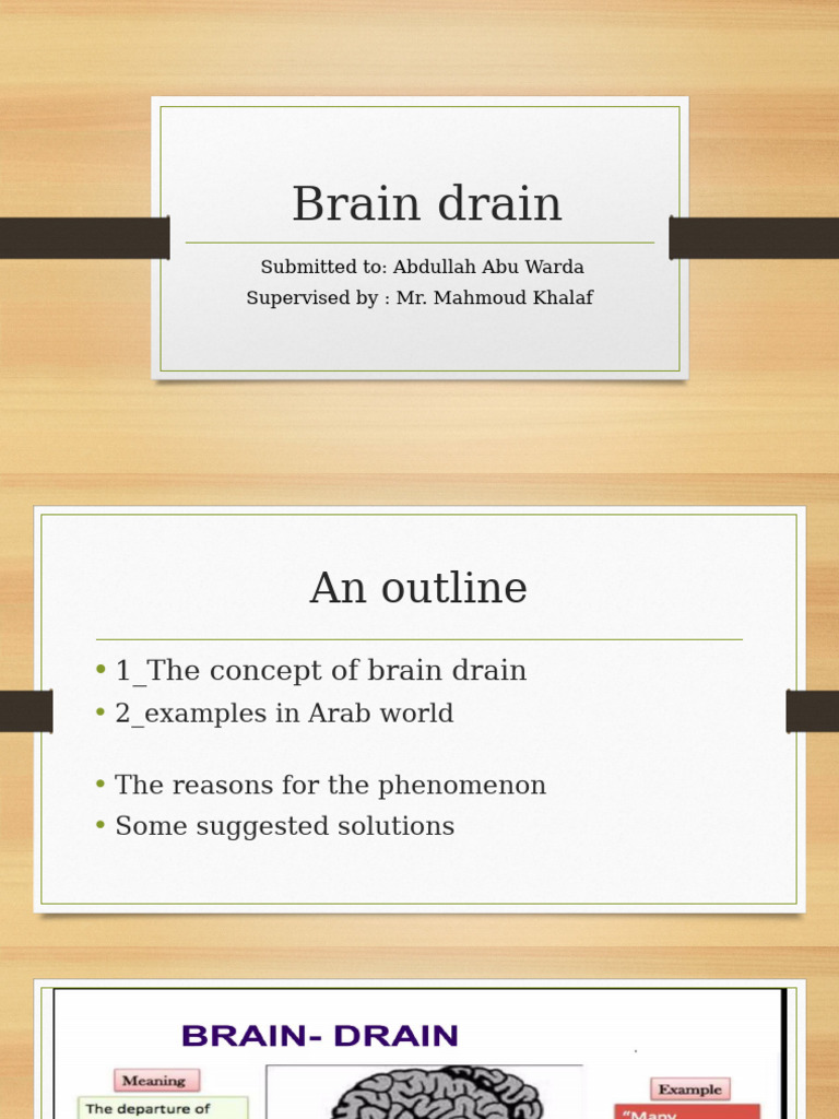 Brain Drain | PDF