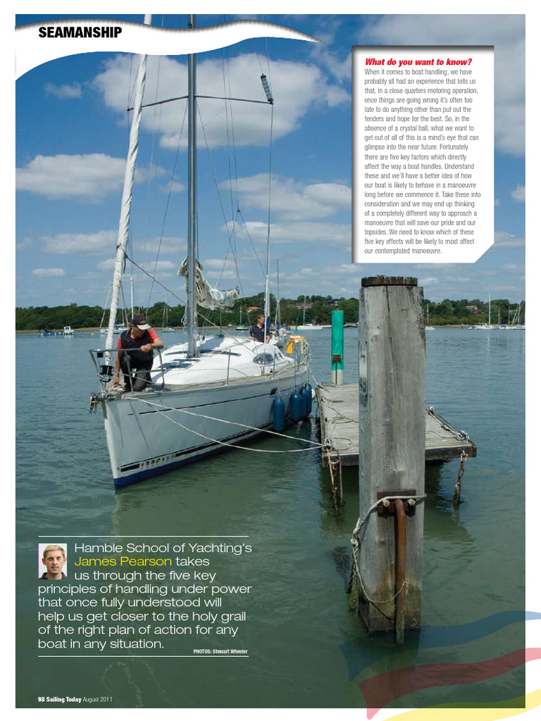 Seamanship | PDF | Rudder | Water Transport