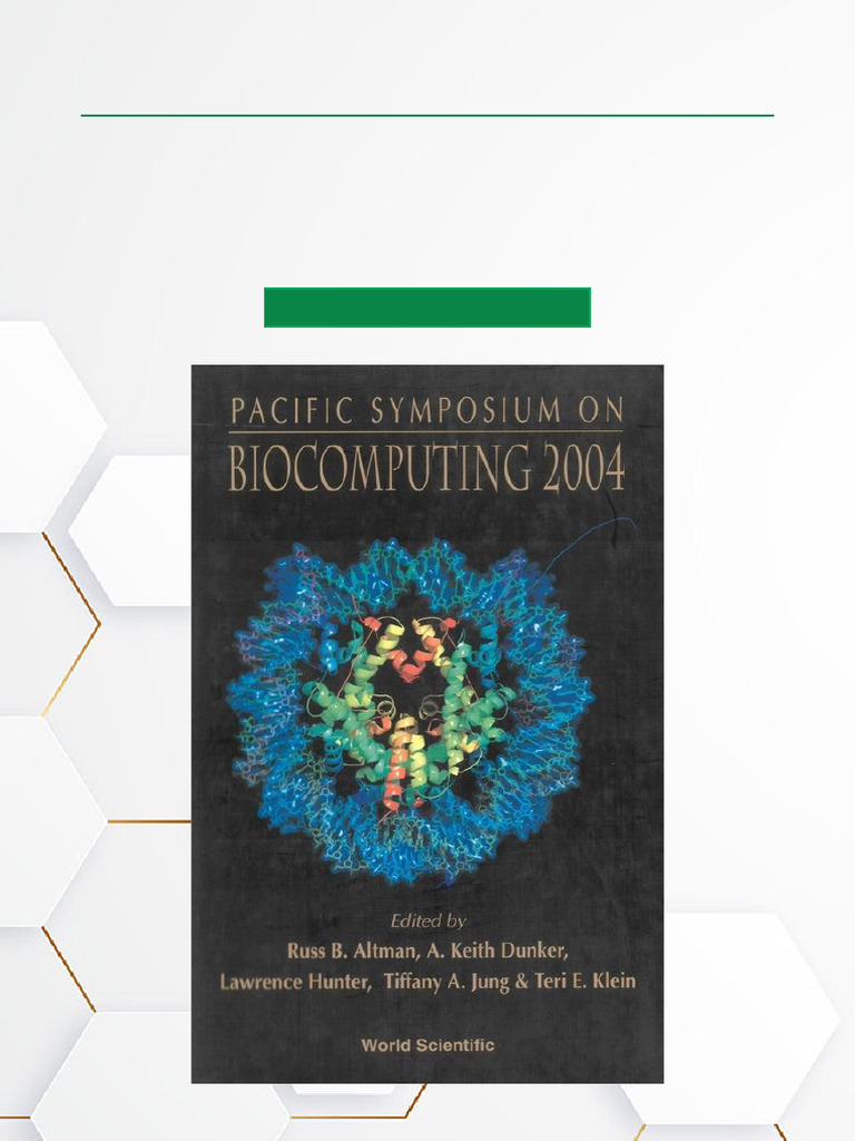 BIOCOMPUTING 2004 ISBN 9812385983, 9789812385987 Complete Volume ...