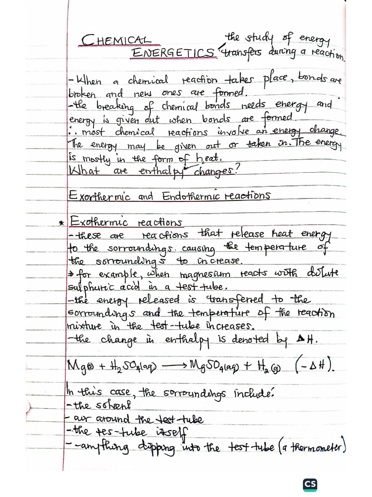 Chemical Energetics | PDF