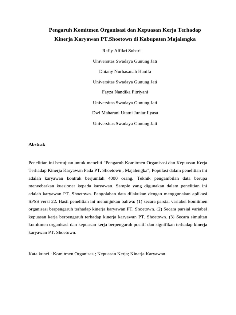 Teknik Penulisan Paper | PDF