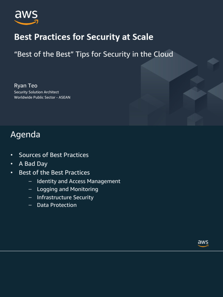 AWS Security Best Practices v1.0 | PDF | Amazon Web Services | Cloud ...
