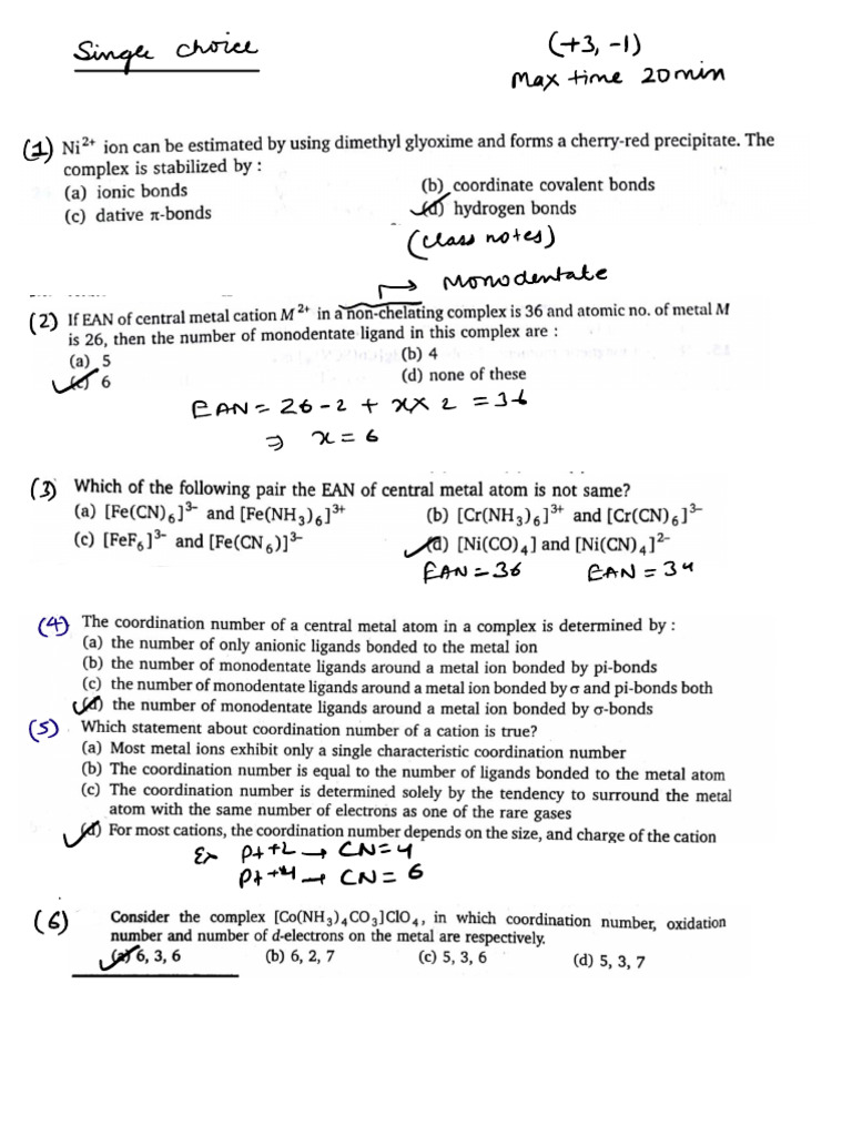 Home Test 2 Coordination Anskey | PDF