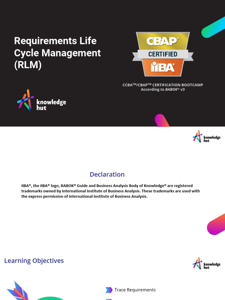 Requirements Lifecycle Management Overview | PDF | Business Analysis ...
