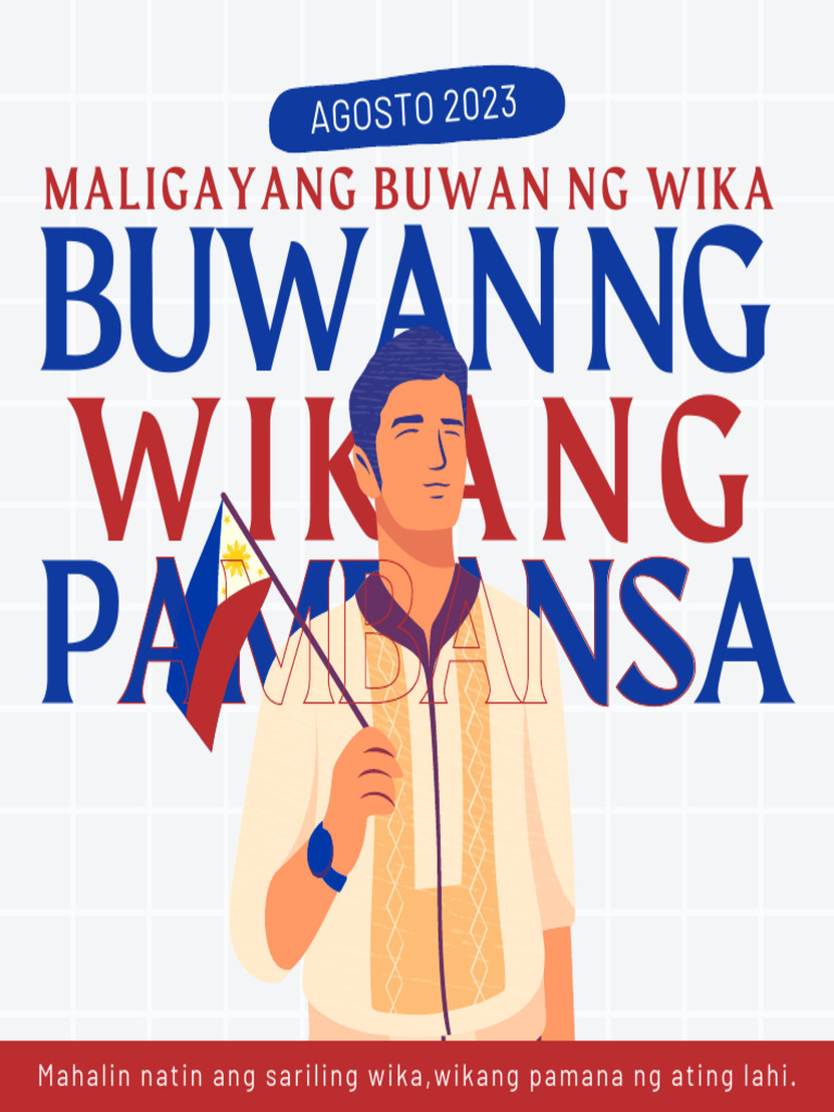 Pula at Asul Illustrative Buwan NG Wika Instagram Post - 20250601 ...