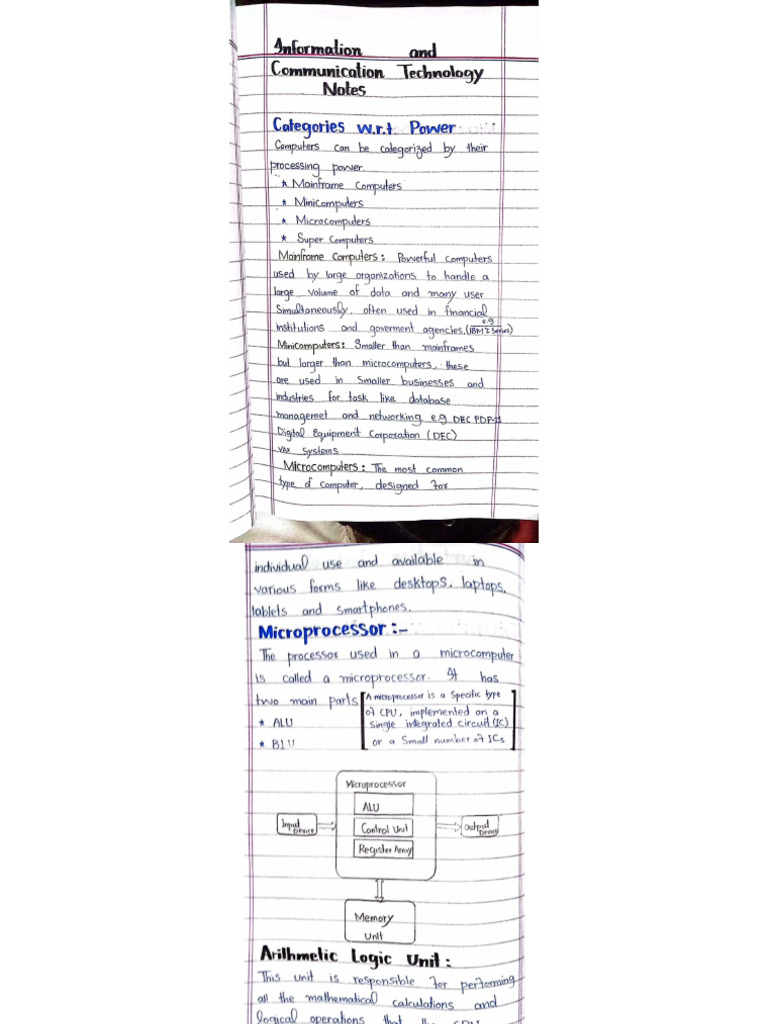 ICT Notes | PDF
