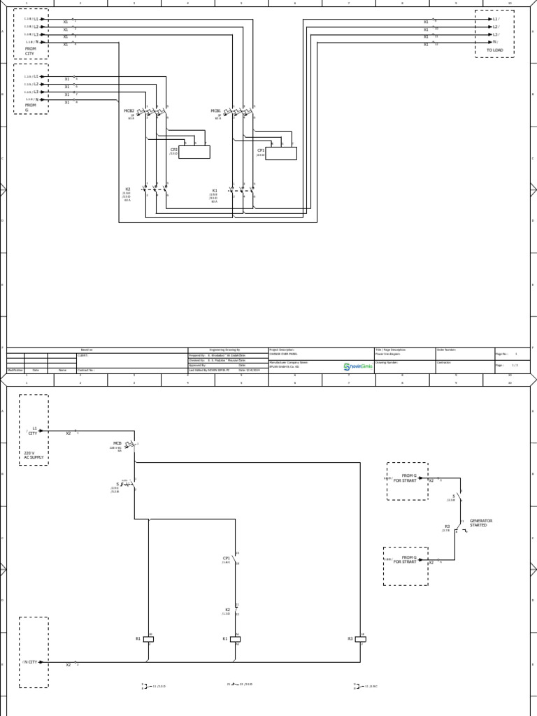 Ats Change Over Panel For Safi | PDF
