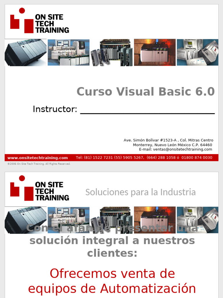 Curso Visual Basic | PDF | Ascii | Programación de computadoras