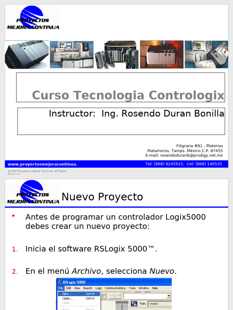 Curso - Contrologix - Avanzado | PDF | Controlador lógico programable ...