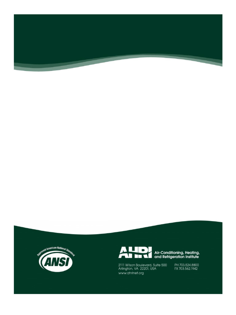 ANSI AHRI Standard 711 SI 2009 - Performance Rating of Liquid Line ...