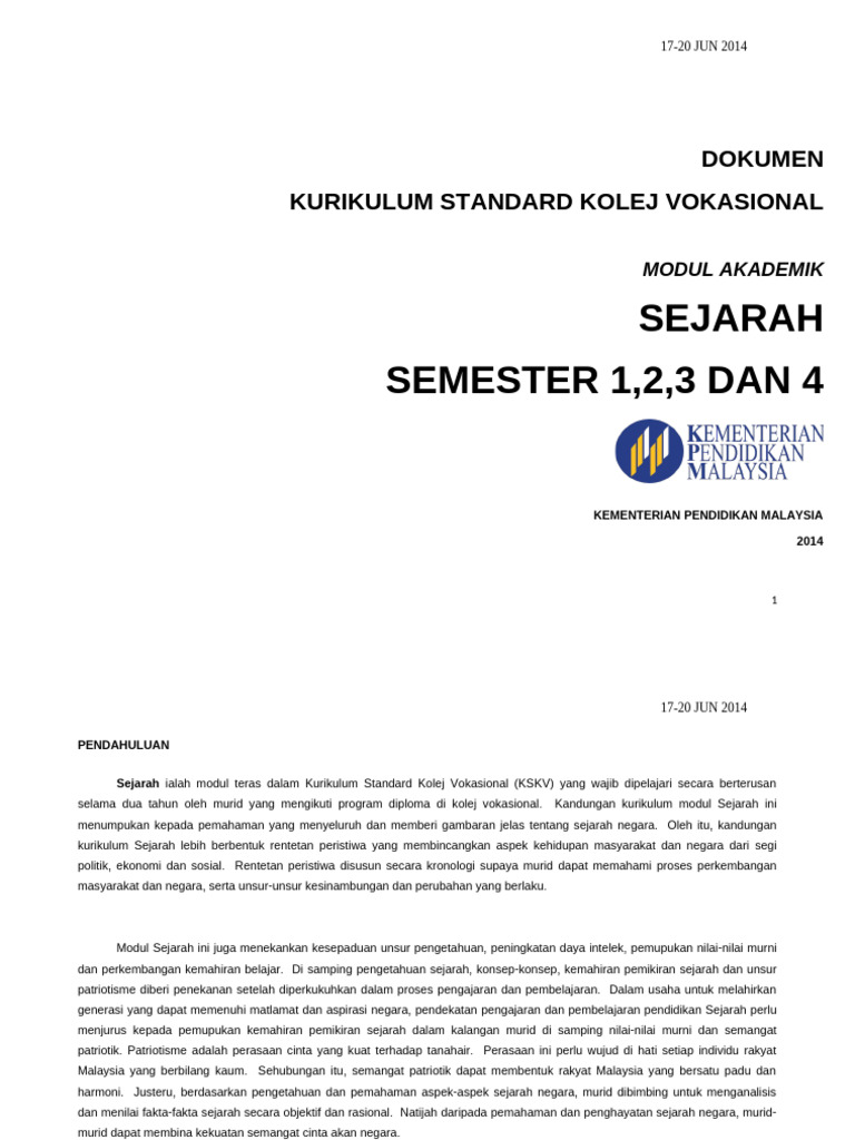 KSKV Sejarah Aston Jun | PDF
