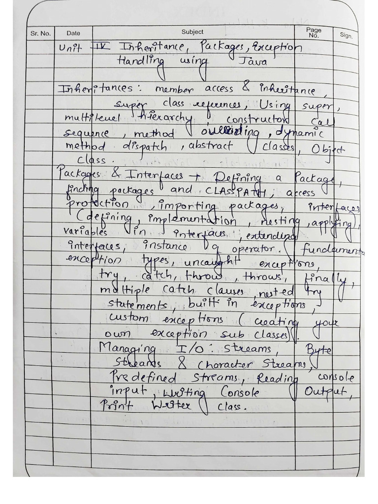 PPL Unit 4 Notes | PDF