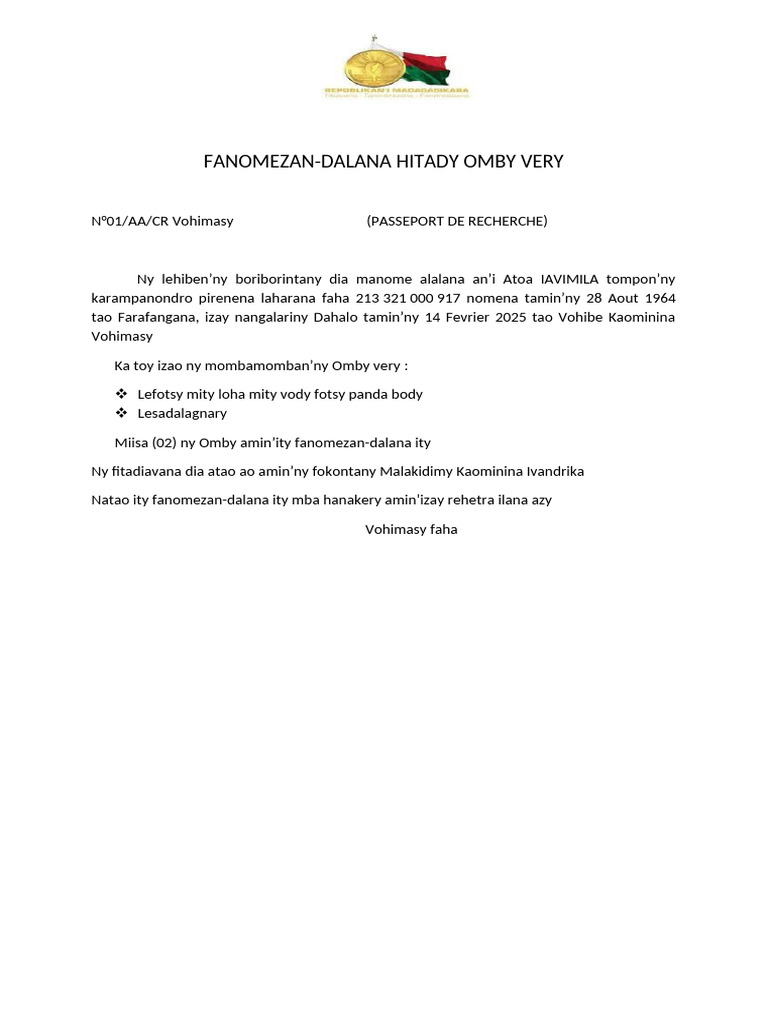 FANOMEZAN | PDF