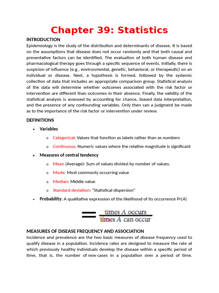 Anesthesiology Core Review Part One BASIC Exam, 2nd Edition Statistics ...