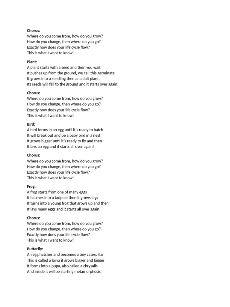 The Life Cycle | PDF