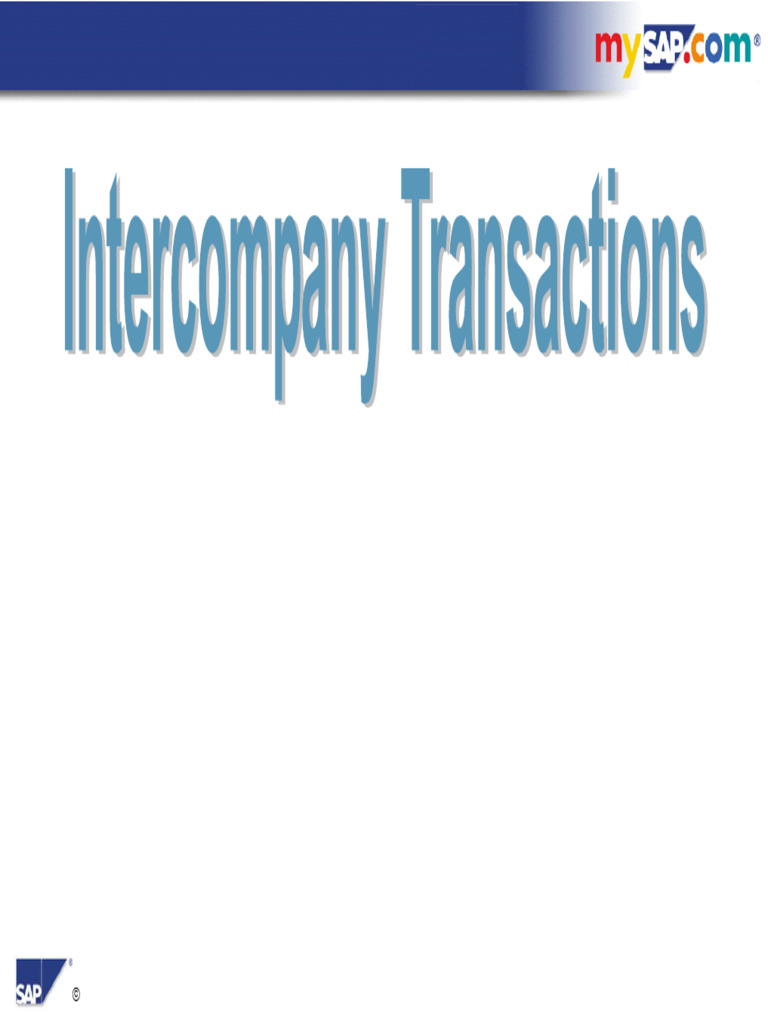 Intercompany and Make-To-Order | PDF | Sales | Invoice