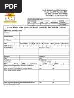 Sace Application Form | PDF | Common Law | Justice