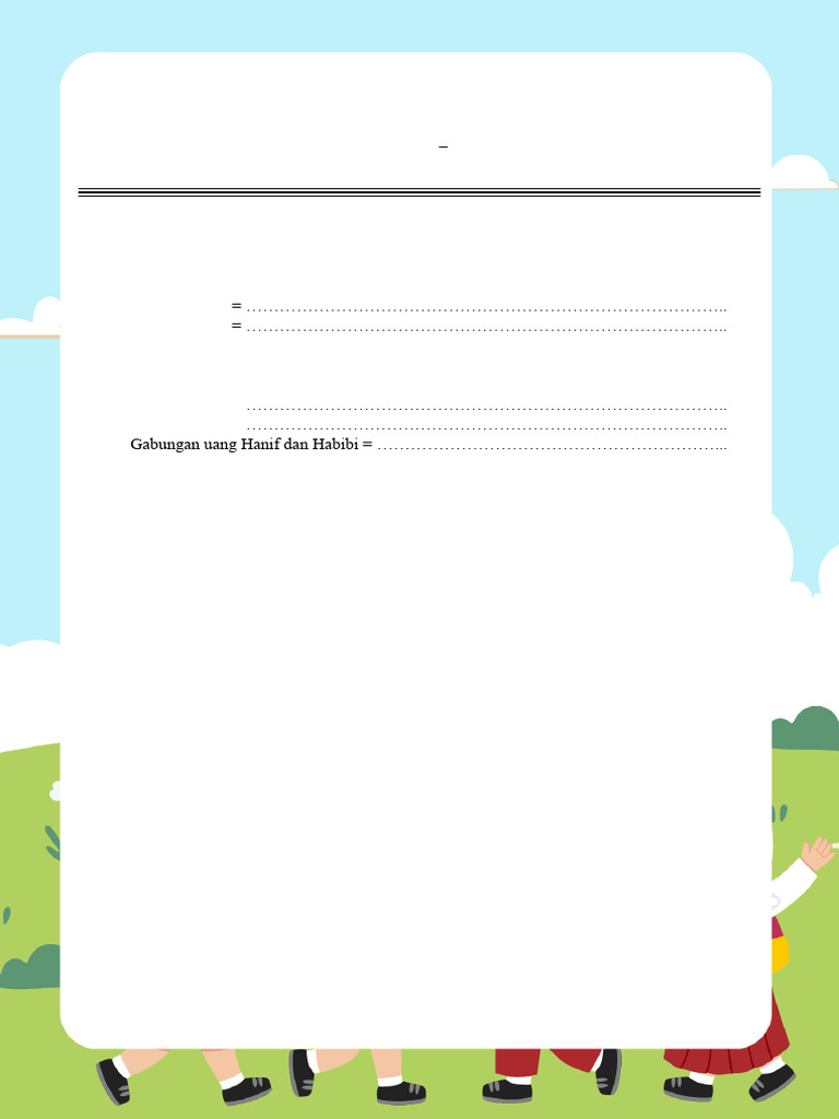 Matematika Senin Dan Rabu Kelas 3B | PDF