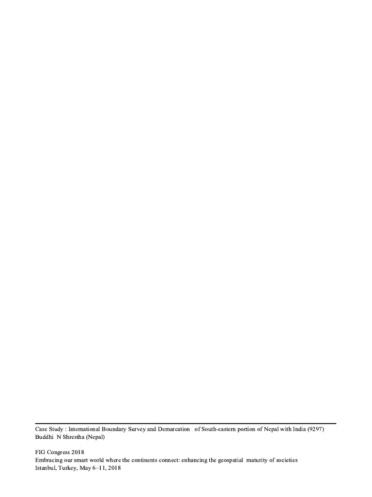 Nepal-India Boundary Demarcation Study | PDF | Nepal | Himalayas