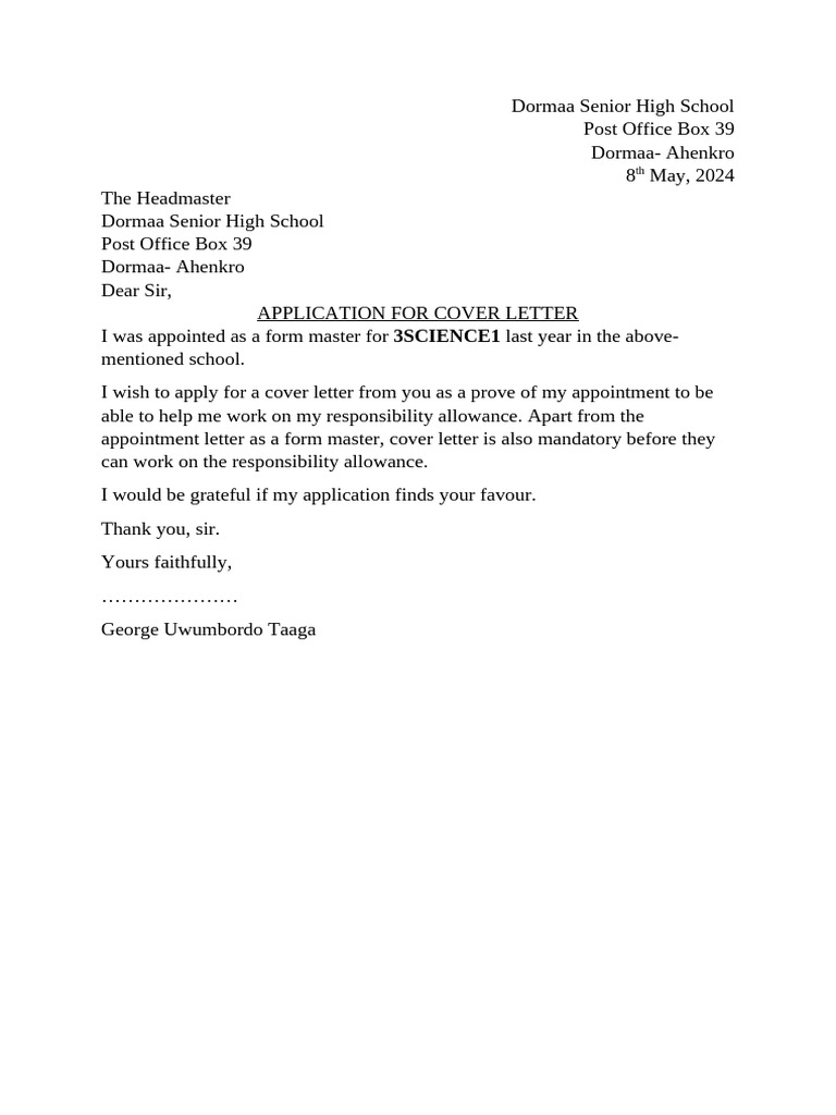 Dormaa Senior High School | PDF