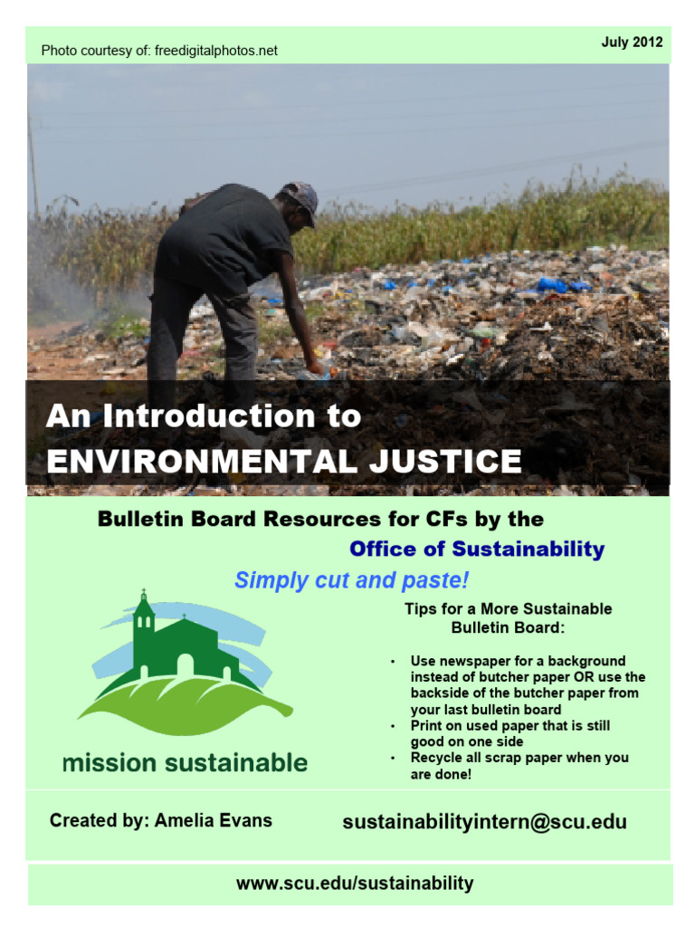 Understanding Environmental Justice | PDF | Waste | Natural Environment