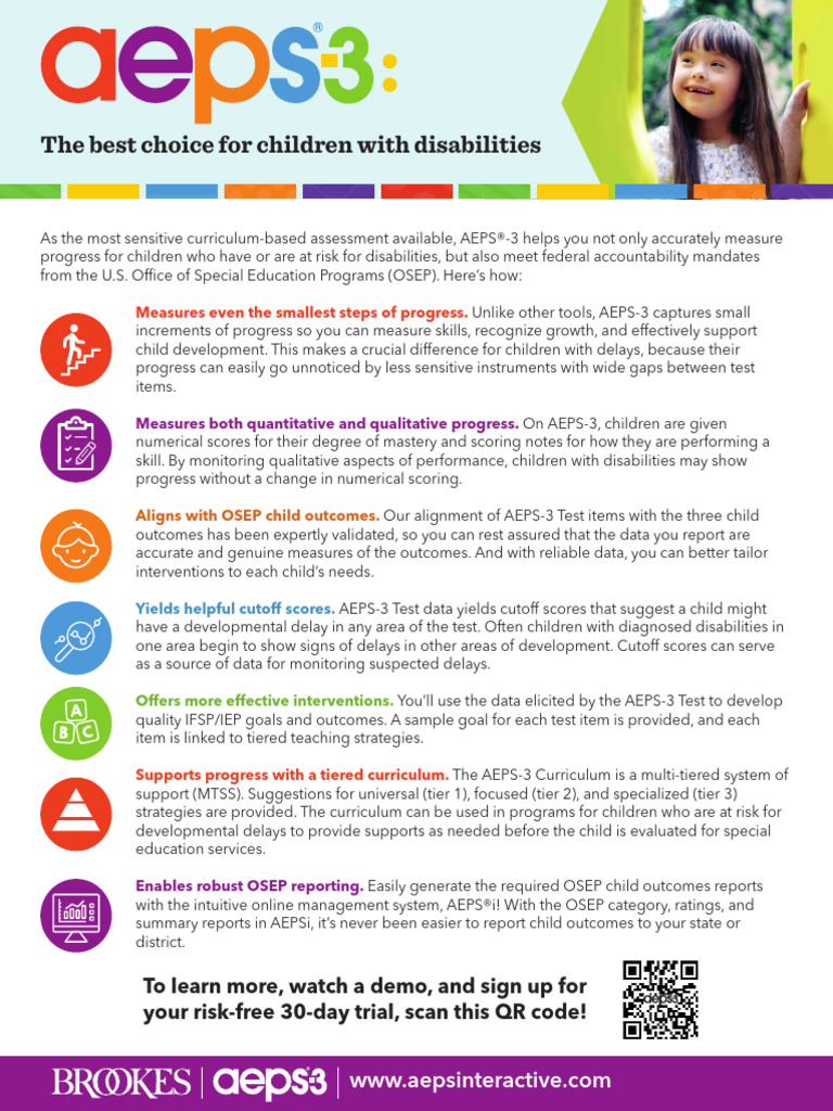 AEPS 3 Best Choice For Children With Disabilities | PDF | Educational ...
