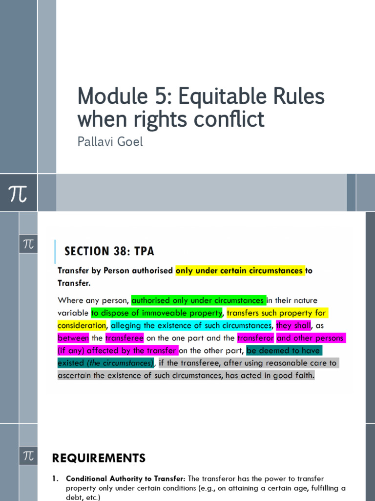 Main PPT - Equitable Rules When Rights Conflict | PDF ...