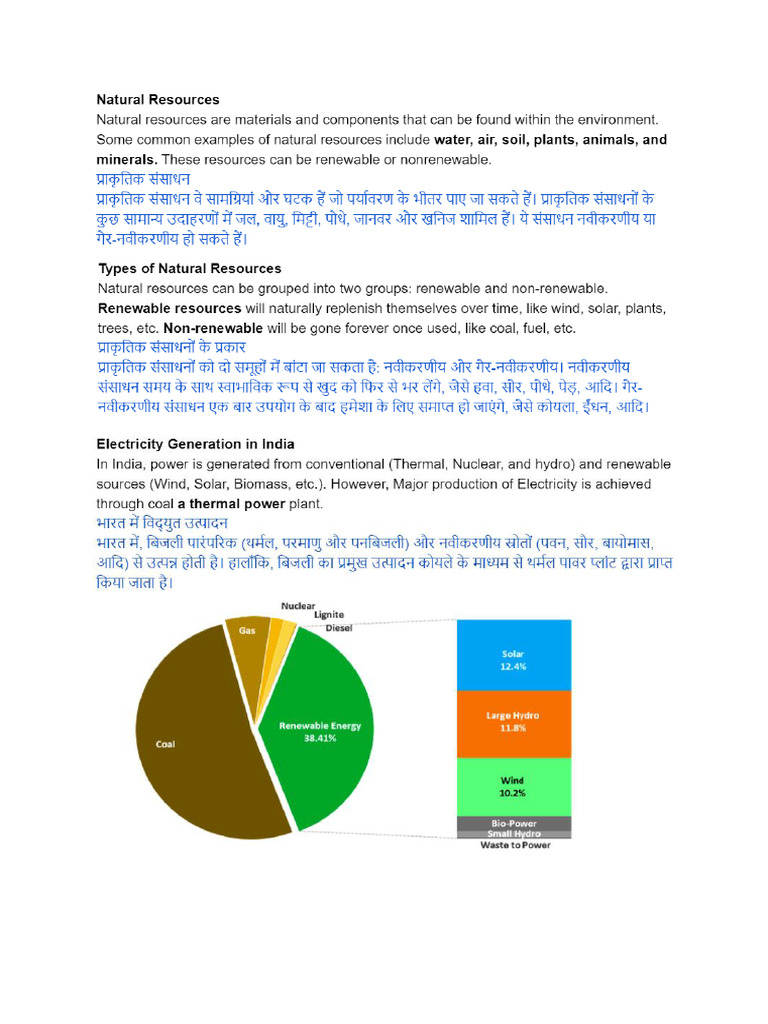 Natural Resources and Wind Energy | PDF