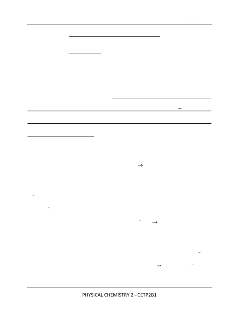 Ionic Equilibria and Ion Separation Techniques | PDF | Chemical ...