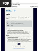 Examination Guidelines For Infosys Certification: System Requirements ...