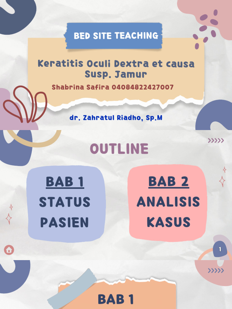 BST Keratitis Jamur OD - Shabrina Safira PDF | PDF