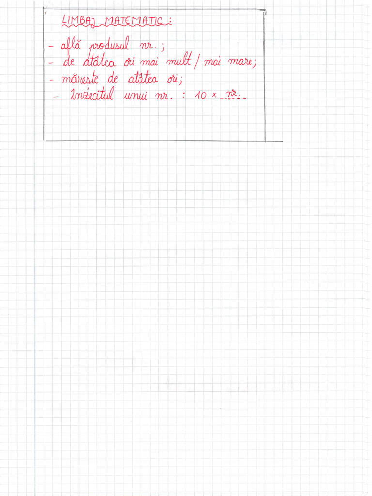 Înmultirea Cu 0, 1 Si 10 p 3 | PDF