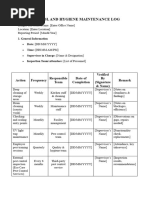 Pest Control Log Sheet 2024 | PDF