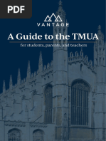 Tmua Scores&acceptance Rate (Cambridge) | PDF