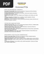 PMF IAS Environment Notes Overview | PDF | Ecosystem | Ecology