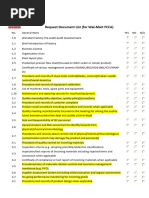 Walmart FCCA Audit Checklist Guide | PDF | Walmart | Calibration