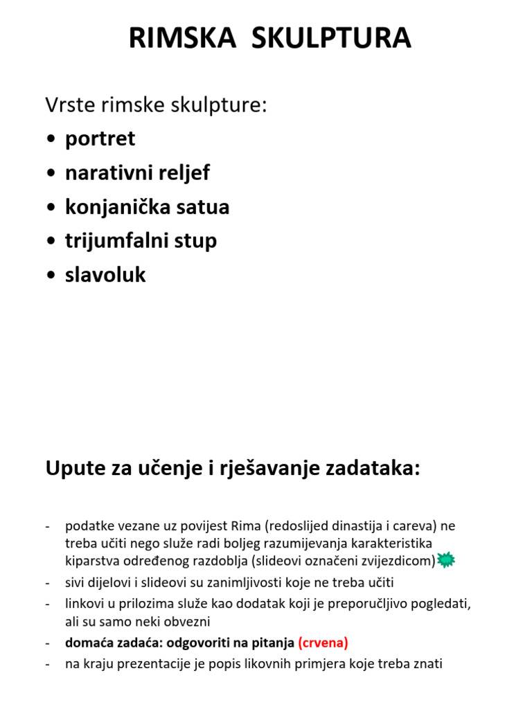 rimska skulptura | PDF
