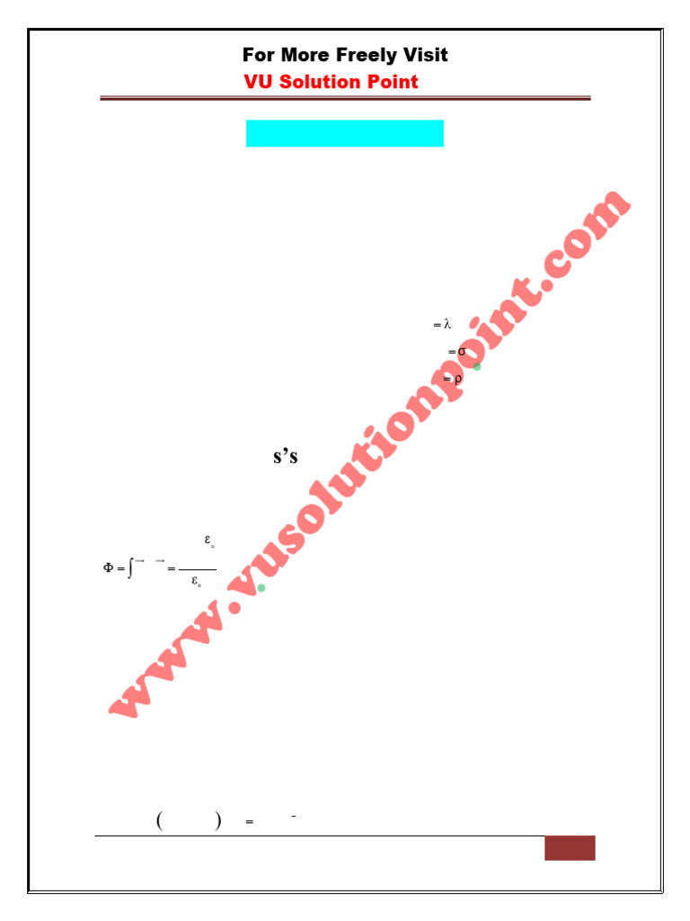 Phy101 Short Notes Pdf Waves Electromagnetic Radiation