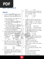 Prism Questions Class 12 | PDF | Refraction | Refractive Index
