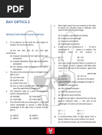 Worksheet Refractive Index Numericals CH - 10 Light Class - X | PDF ...