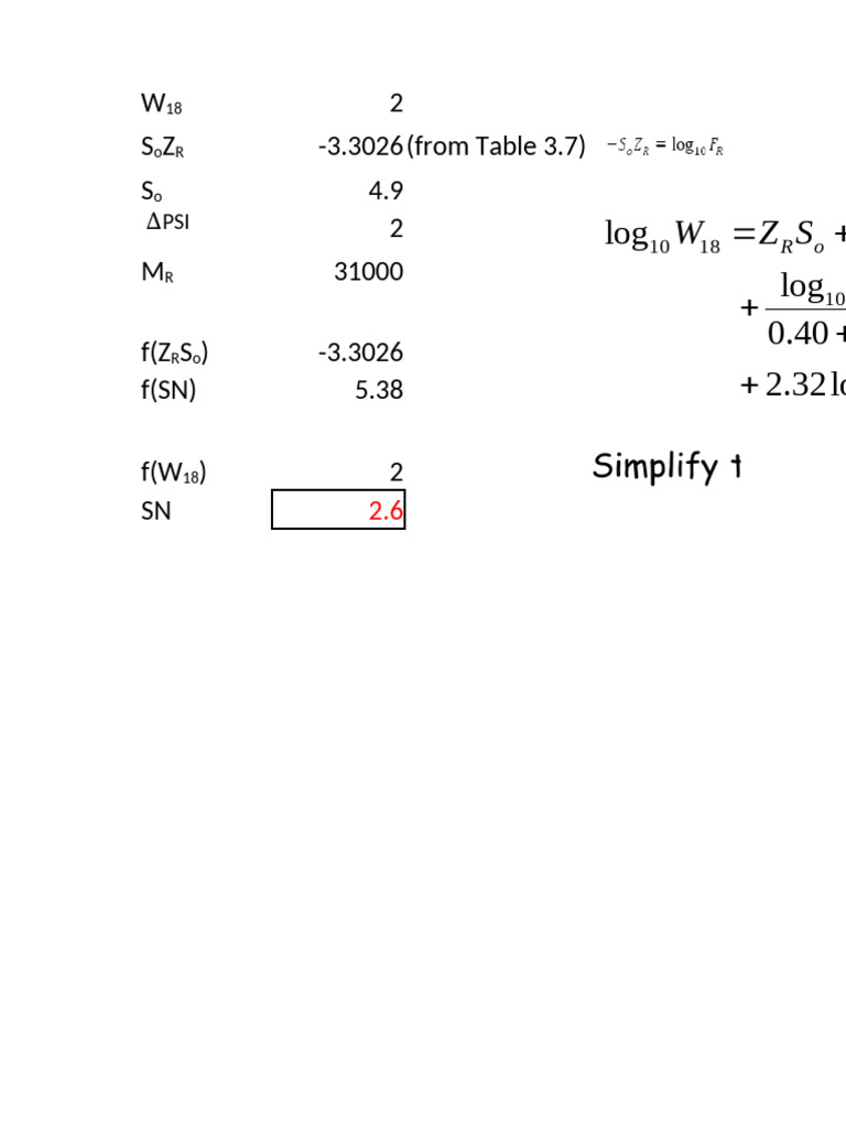 SN Calculations in Excel Example 3.4 Part 3 | PDF