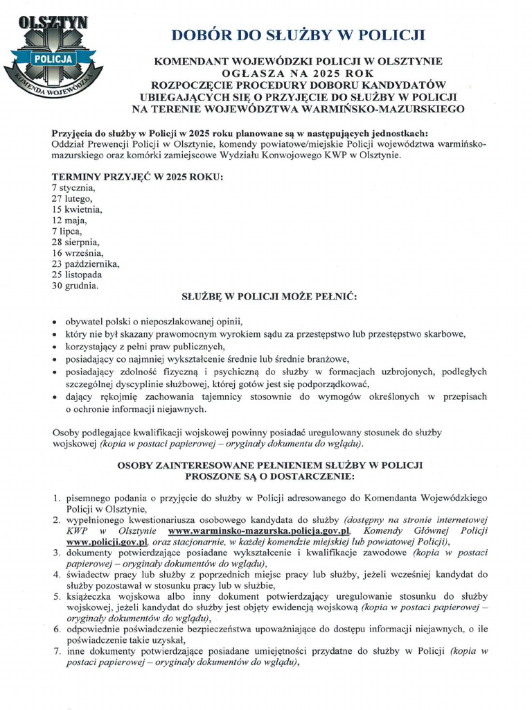 Ogloszenie NR 1 Dobor | PDF