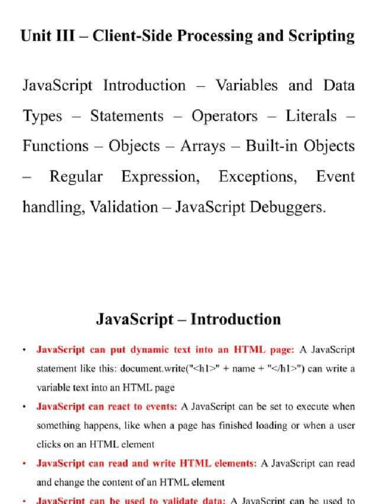 Web Essential - UNIT-3 | PDF