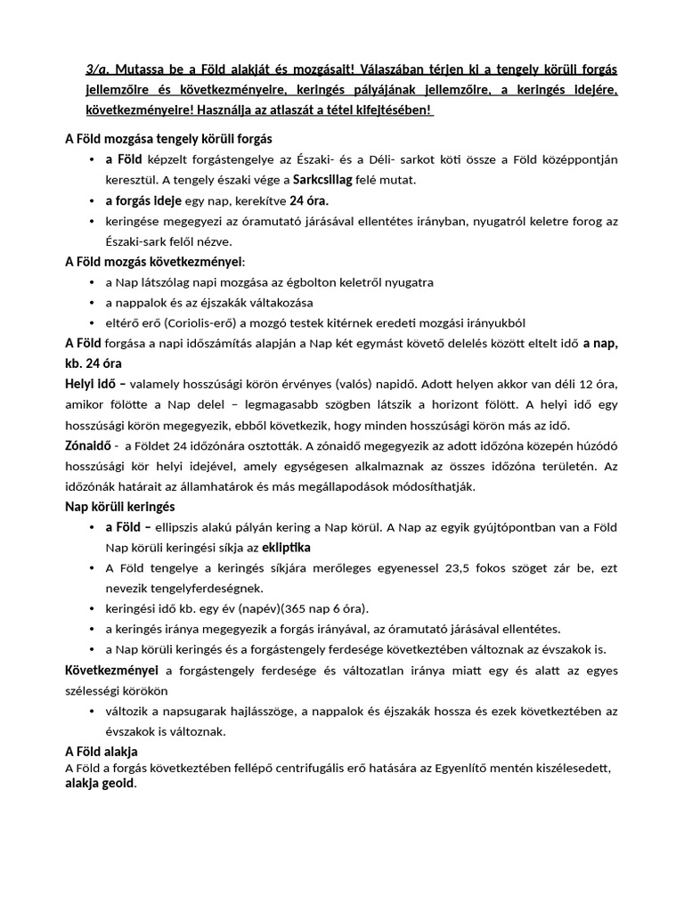 3a. tétel | PDF