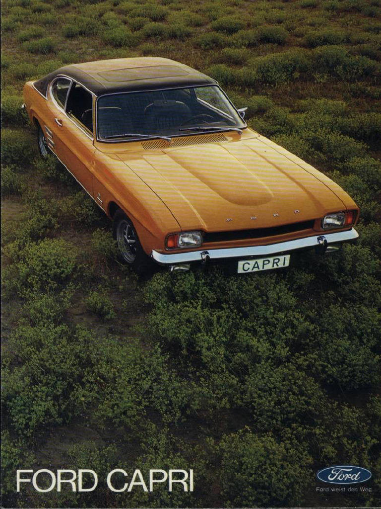Ford Capri 1968 GER | PDF